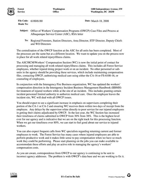 Office Of Workers Compensation Programs Owcp Case Files And Process At