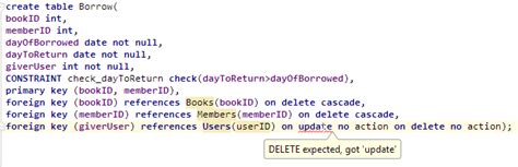 Database Oracle On Delete On Update Stack Overflow