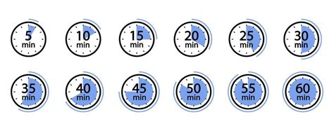 5 Minute Clock Vector Art Icons And Graphics For Free Download