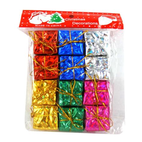 Navidad Мини 12 шт рождественские украшения пенопластовая Подарочная