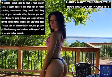 She Wants You Nude And Locked R Keyholdercaptions