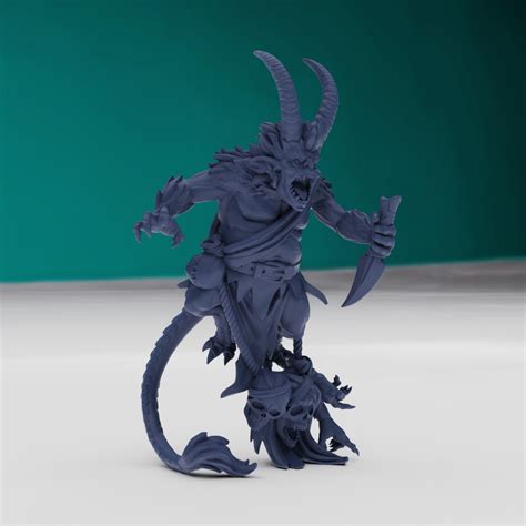 Hot Goblin Imp With Skulls