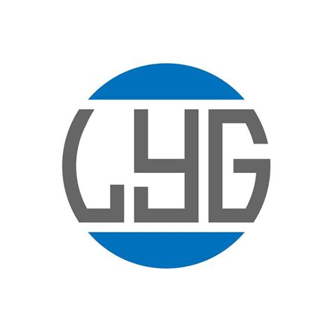 Lyg Letter Logo Design On White Background Lyg Creative Initials