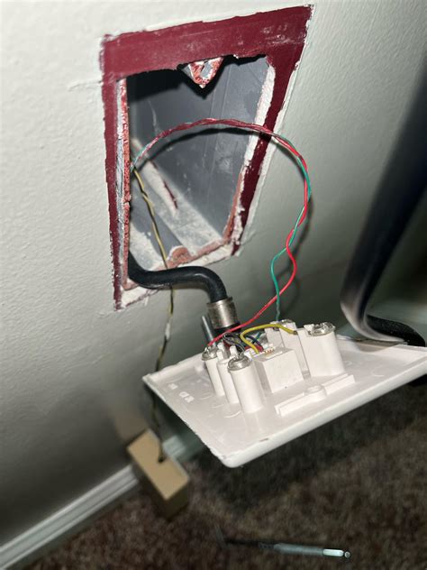 Coax Phone Line Is There Any Way To Run Ethernet Through Either Of These Work Desk Built Into