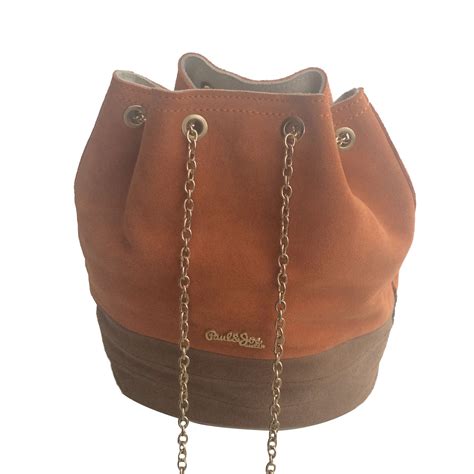 Paul And Joe Sister Sac Bourse Daim Orange Ref 70749 Joli Closet