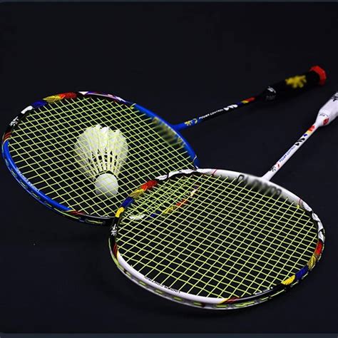 Lnnsp 8u Badminton Racket Light Full Carbon Racket Conjoined Handle Offensive And Defensive