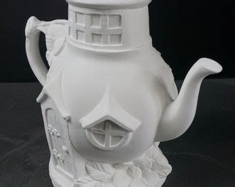 Haunted Halloween Village Unpainted Ceramic Bisque Each Or SET Of 4