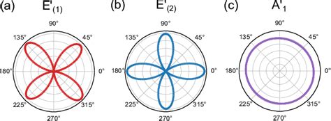 Polarized Raman Intensities Are Plotted For E 2g1 A E 2g2 B
