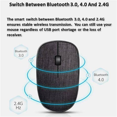 RAPOO M PLUS Wireless Bluetooth Mouse Multiple Devices Silent Click Months Battery