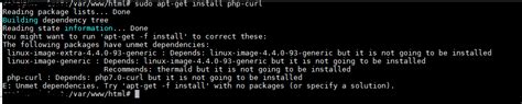 Php How To Install Php Curl In Ubuntu Server Ask Ubuntu
