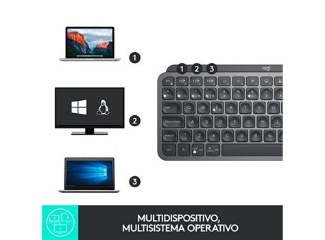 Ripley TECLADO LOGITECH MX KEYS MINI GRAPHITE