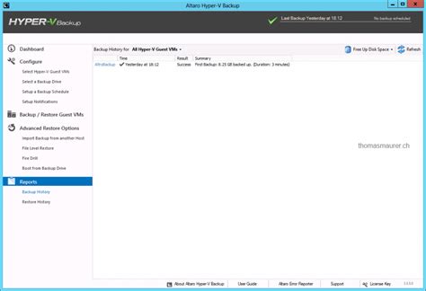 altaro launching hyper v backup 3 5 beta with windows server 2012