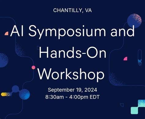 join us for the elastic ai symposium and hands on workshop on september 19 2024 from 8 30 am