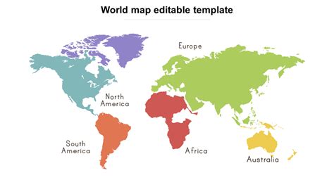 Editable World Map Editable Country & World Maps For PowerPoint (2022)