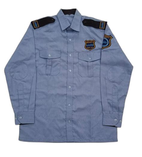 Cotton Blue Men Security Guard Shirt Size Small At ₹ 450 Piece In Bengaluru