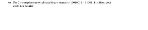 Solved A Convert The Binary Number 100011011010 To Decimal Show