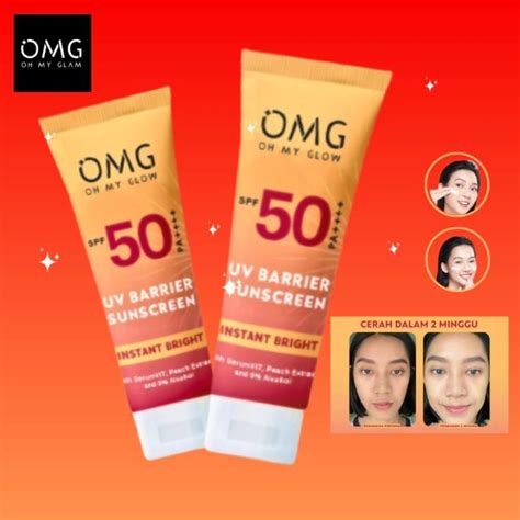 Jual OMG UV Barrier Sunscreen SPF 50 PA 25ML Shopee Indonesia