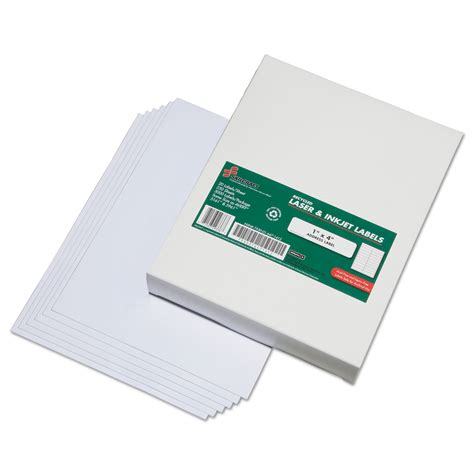 Skilcraft Recycled Address Labels Inkjetlaser Printers 1 X 4 White