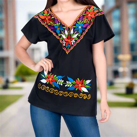 Blusa Bordada Tm 77170 Embroidered Blouse Nantlis Online Store