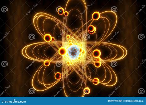 Representation Of Atom Orbit As Luminous Particles Rotating Around