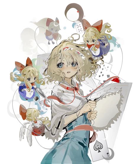 Alice Margatroid Shanghai Doll And Hourai Doll Touhou Drawn By