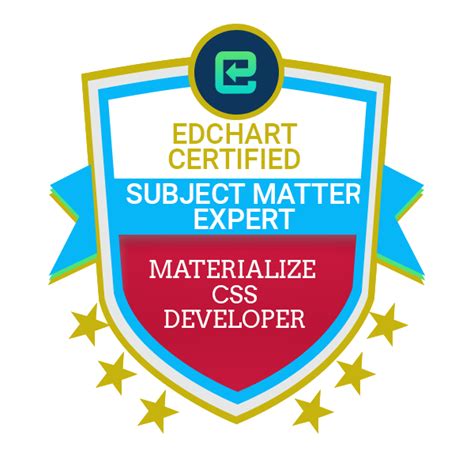 Materialize Css Certification Exam Free Test By Edchart Redchart