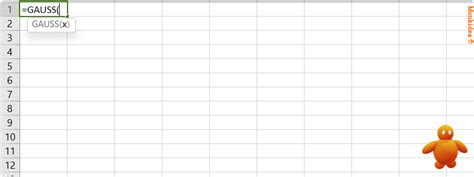 How To Implement Gauss Function In Excel Monkidea Analytics Idea Of Wisdom With Analytics