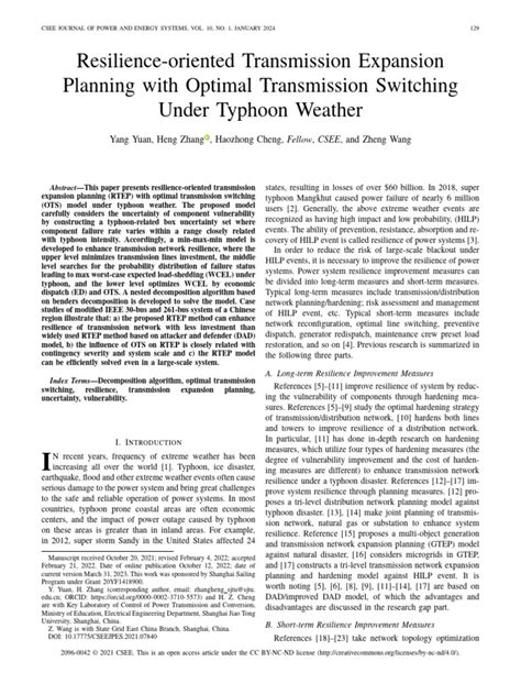 Resilience Orientedtransmissionexpansionplanningwithoptimal