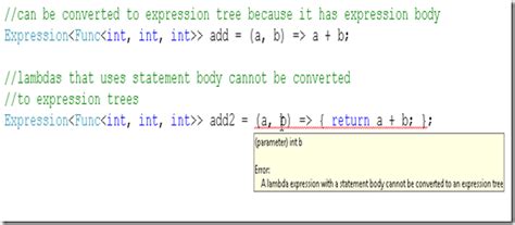 zeeshan hirani not all lambdas can be converted to expression trees