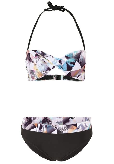 Beco Beermann Triangel Bikini Top Heavenly Palms 2 St Mit Wickeloptik Und Umschlagbund