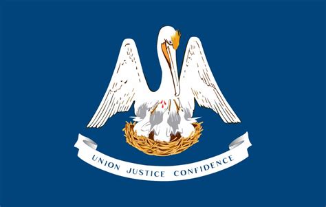 FREE Printable Louisiana State Flag color book pages 8½ x 11