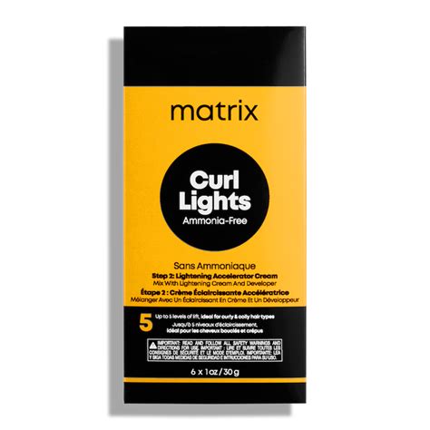 Curl Lights Step 2 Lightening Accelerator System Matrix