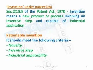 Concept Of IPR And Patent PPTX