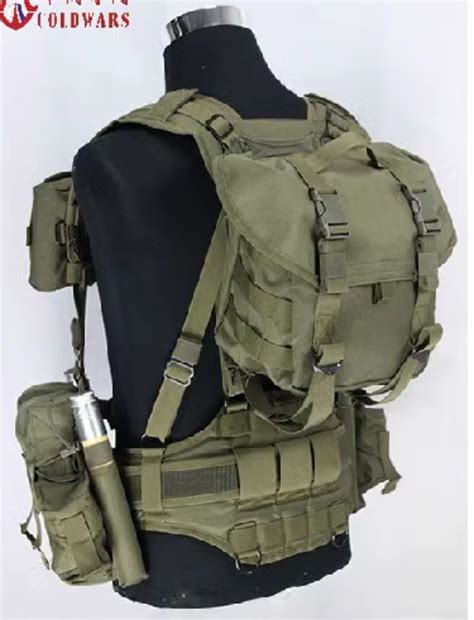 Russian Military Smersh Tactics Combat Chest Vest Green Ak Set Ebay