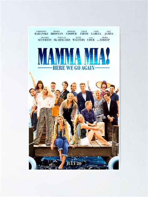 Mamma Mia Poster Poster For Sale By Osumarts Redbubble