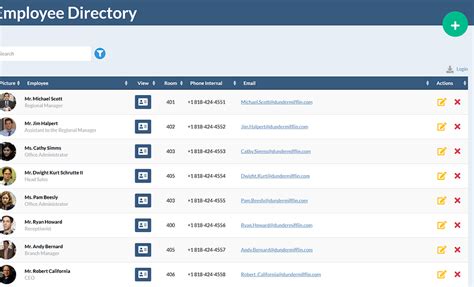 Employee Directory CRUD Application 2020 Shiny Contest Submission