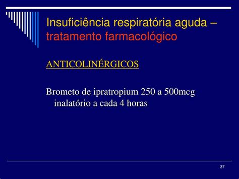 PPT INSUFICIÊNCIA RESPIRATÓRIA AGUDA PowerPoint Presentation free