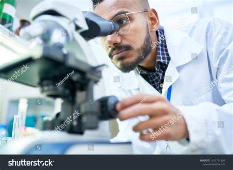 Microscope Man Images Stock Photos Vectors Shutterstock