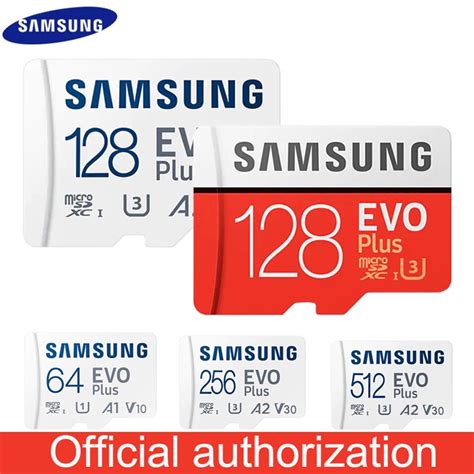 การ์ดหน่วยความจำsamsung Evo Plus Memory Card 256gb High Speed 100 Mbs