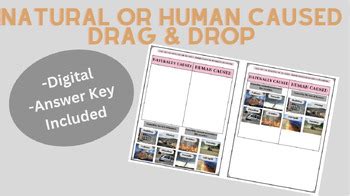 Human Naturally Caused Disaster Drag Drop By Sparking In Science By PIP