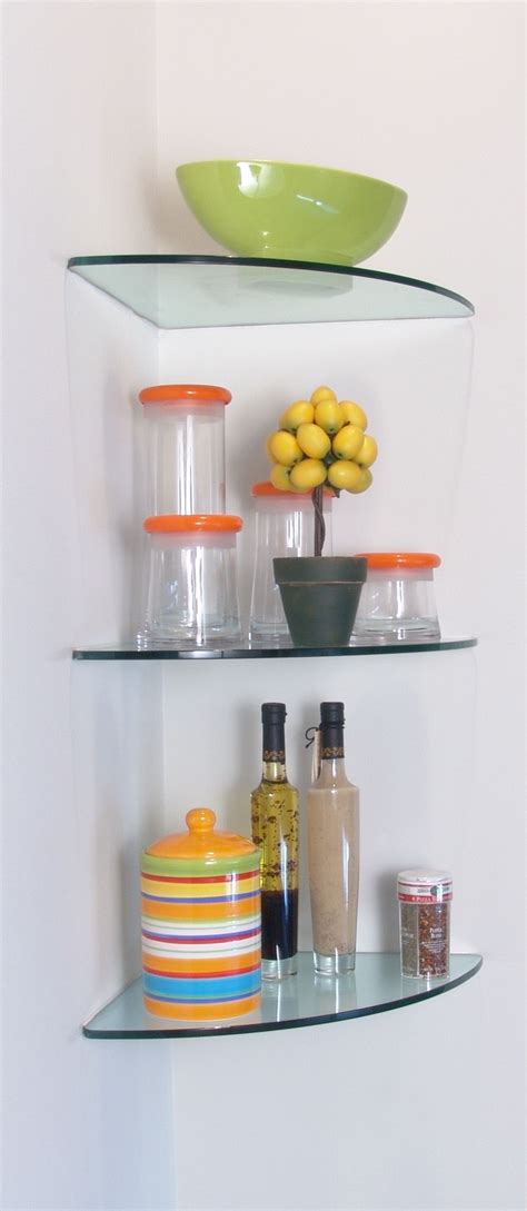 Top 15 Of Floating Corner Glass Shelves