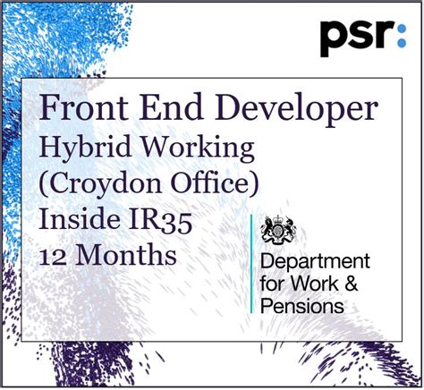 Frontenddeveloper Psr Dwp Publicsector David Mckinley