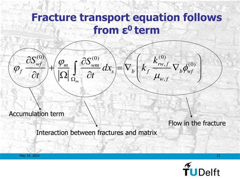 Ppt Upscaling Two Phase Flow In Naturally Fractured Reservoirs Using Homogenization Powerpoint
