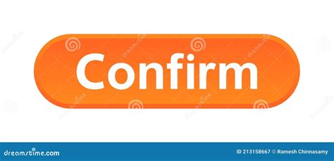 Confirm Button Cartoon Vector Cartoondealer