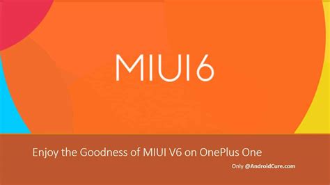 How To Install MIUI V ROM On OnePlus One