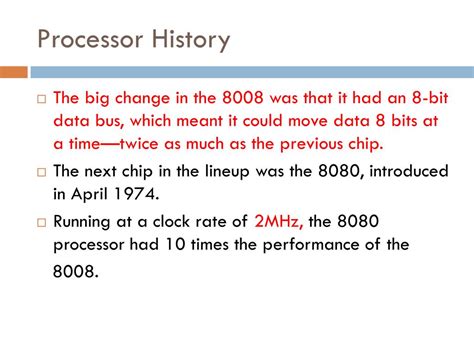 Ppt Chapter3 Processor Types And Specifications Part1 Powerpoint