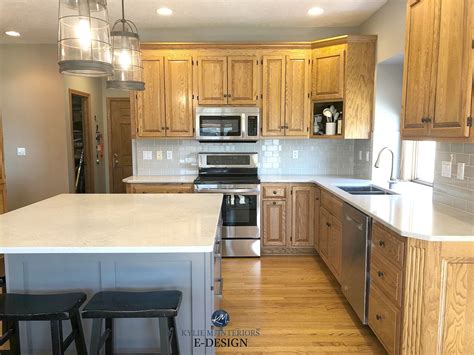 What Colors Go With Golden Oak Cabinets Kitchen Inspiration