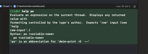 Lldb를 사용한 Xcode 디버깅