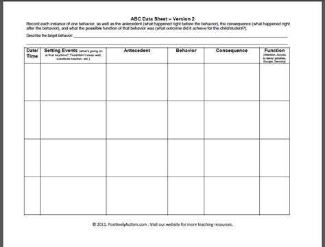 Abc Data Sheets Printable Printable Calendars AT A GLANCE