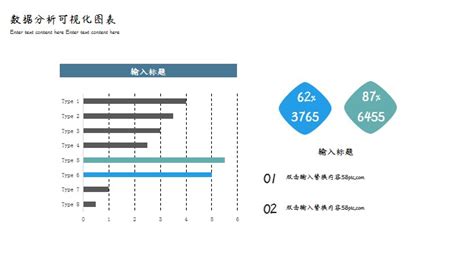 Data Analysis Visualization Ppt Chart Google Slide And PowerPoint Template Blue Data Analysis